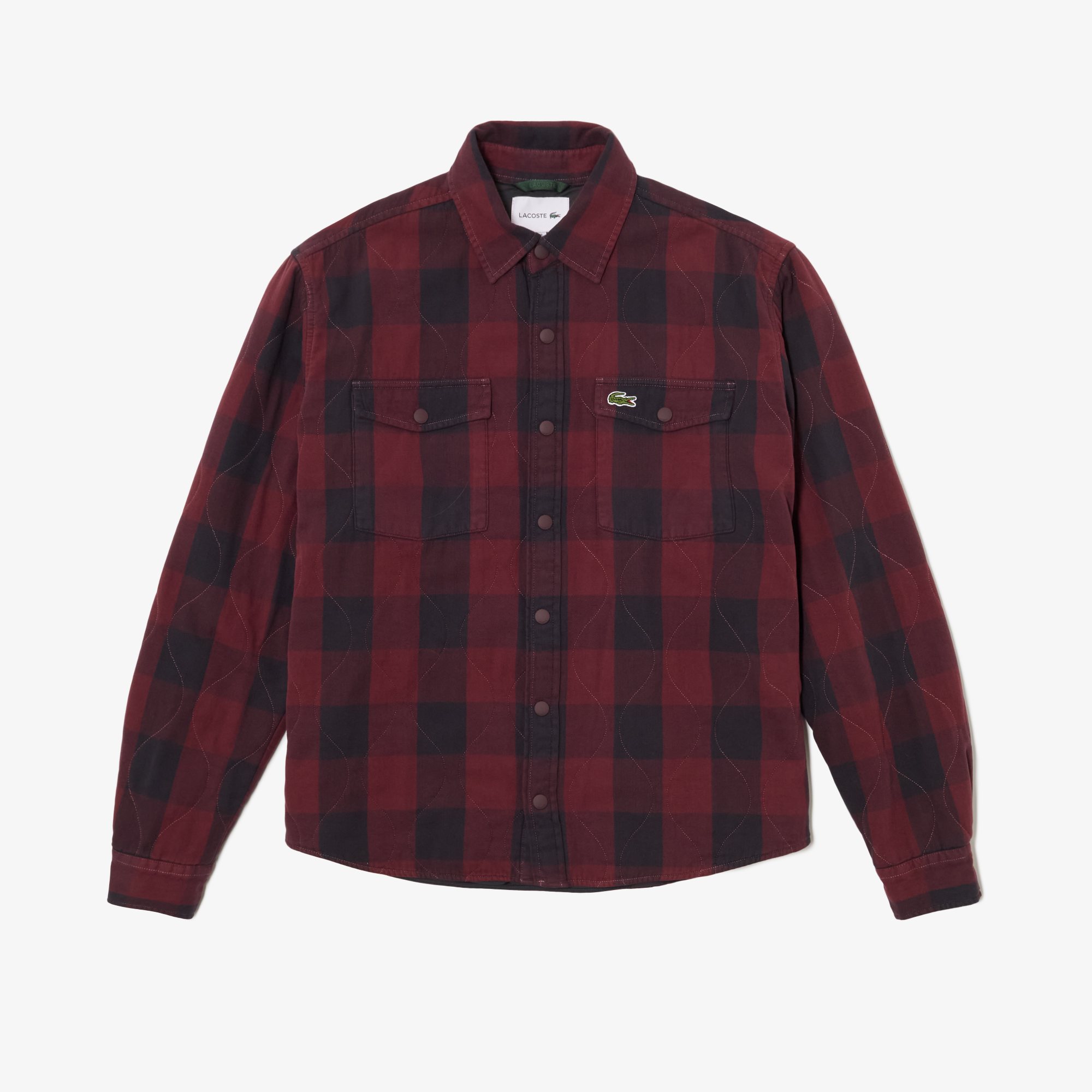 Мужская рубашка Lacoste Relaxed Fit #CH2520 031-чёрный | Интернет ...