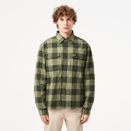 Мужская рубашка Lacoste Relaxed Fit #CH2520 BZD-бордовый | Интернет ...